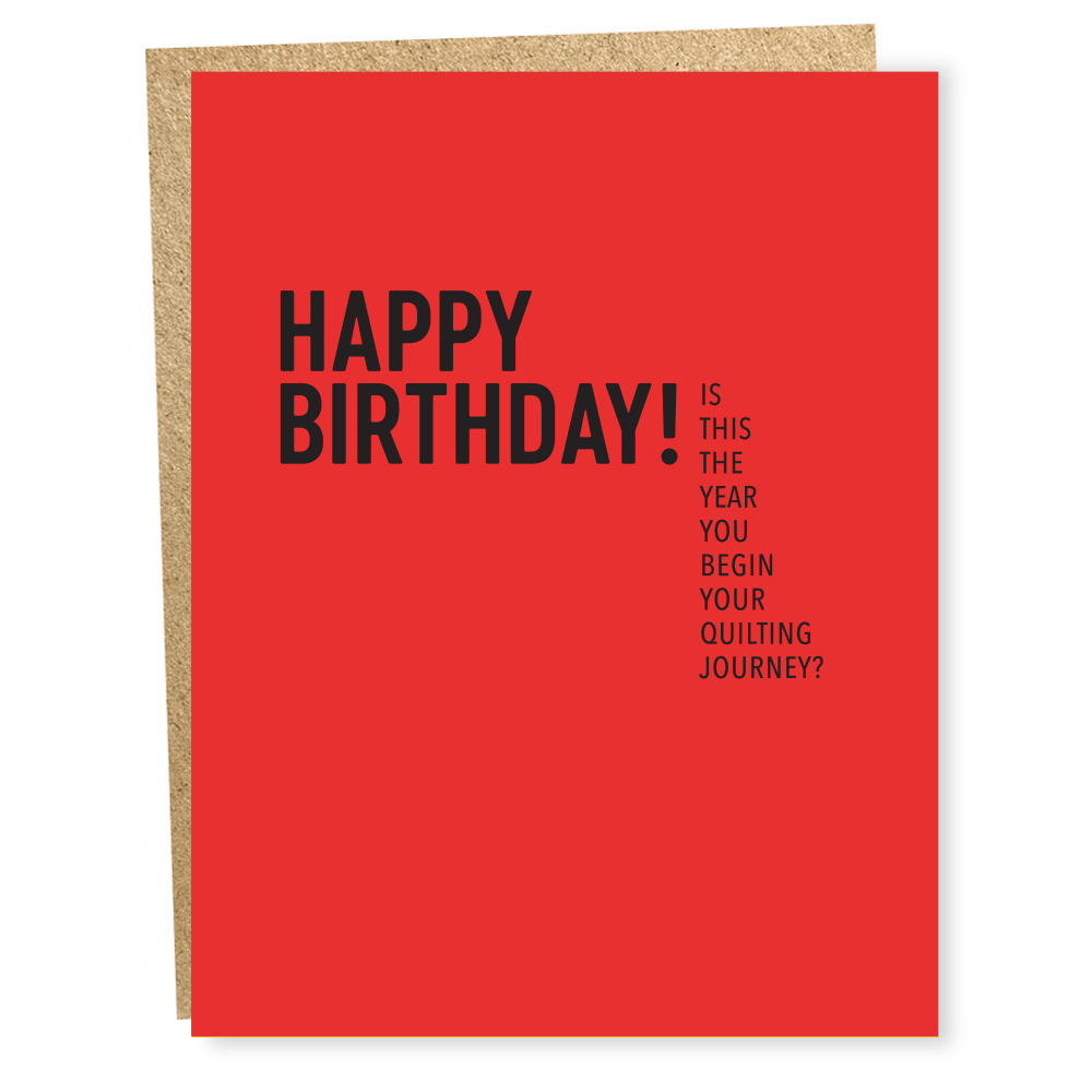 quilting card – Sapling Press