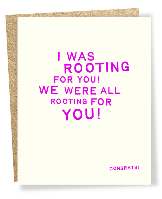 Rooting card – Sapling Press