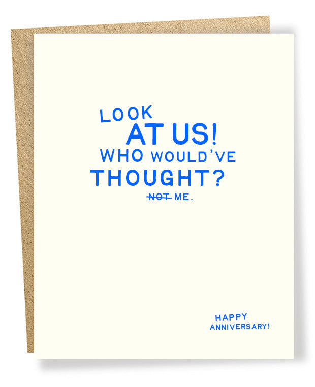 Look at us card – Sapling Press