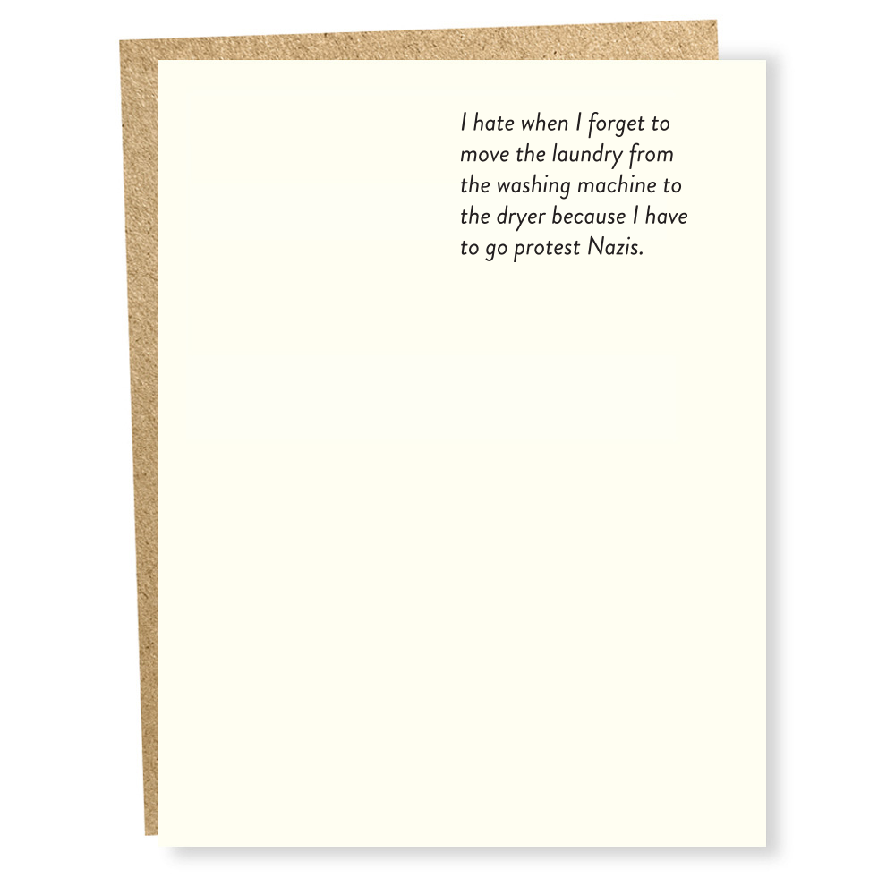 Protest card – Sapling Press