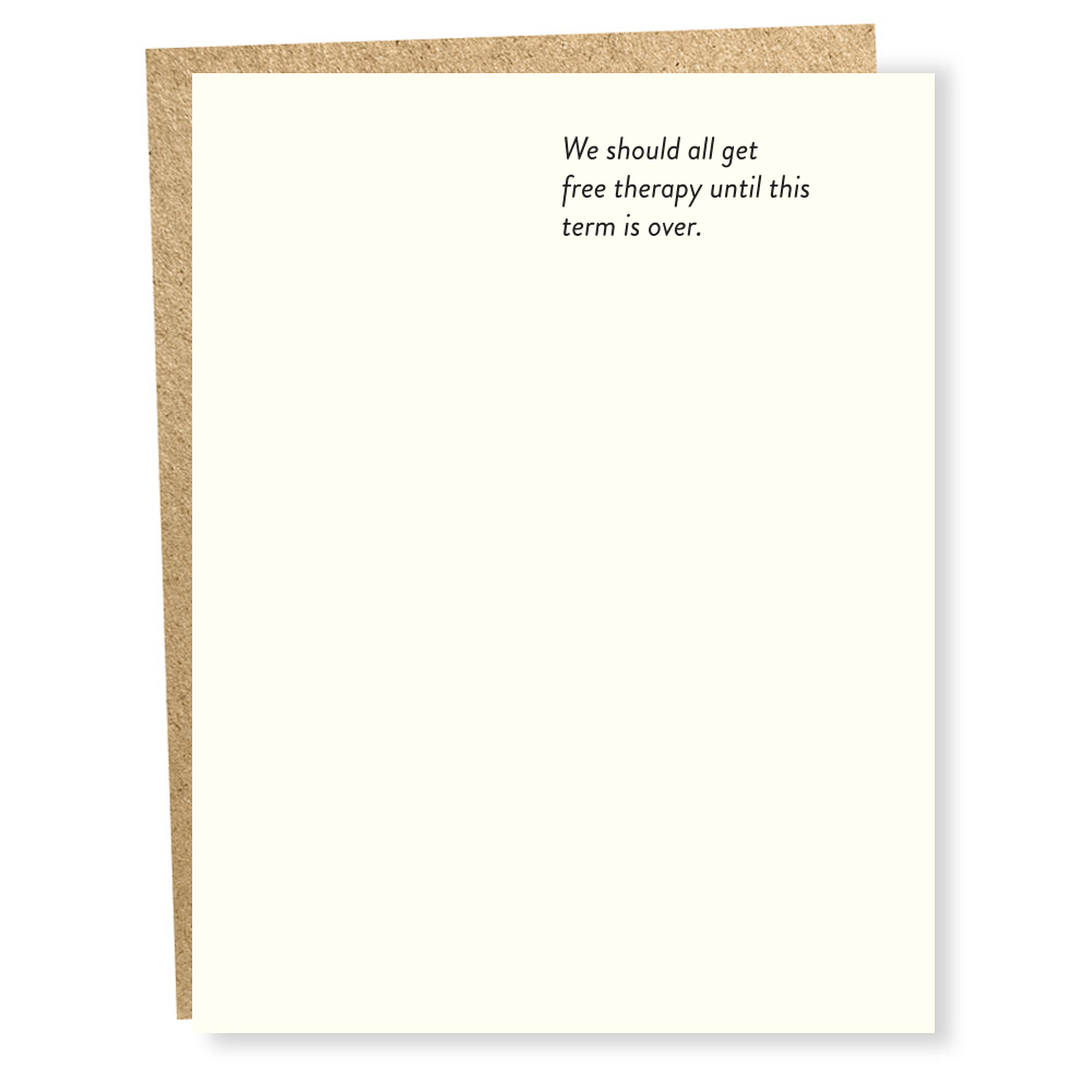 Therapy card – Sapling Press