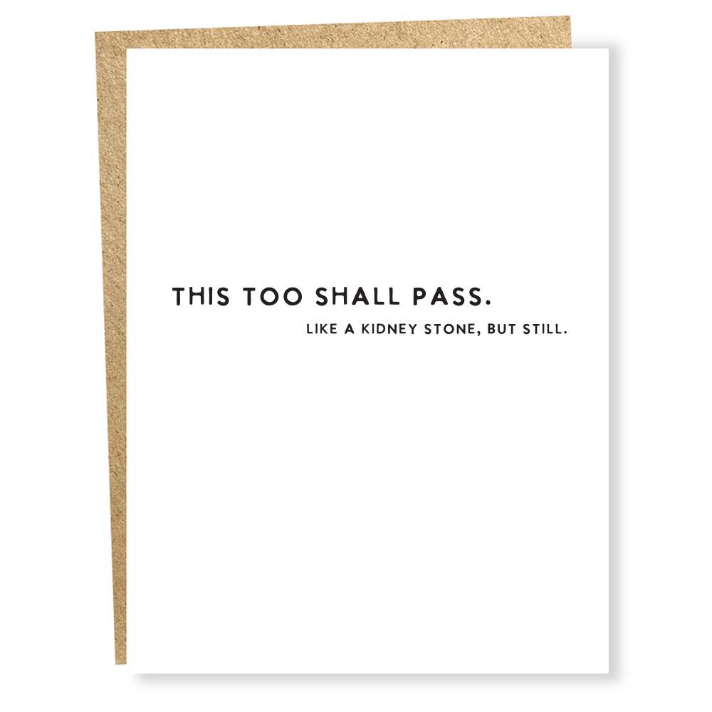 kidney stone card – Sapling Press