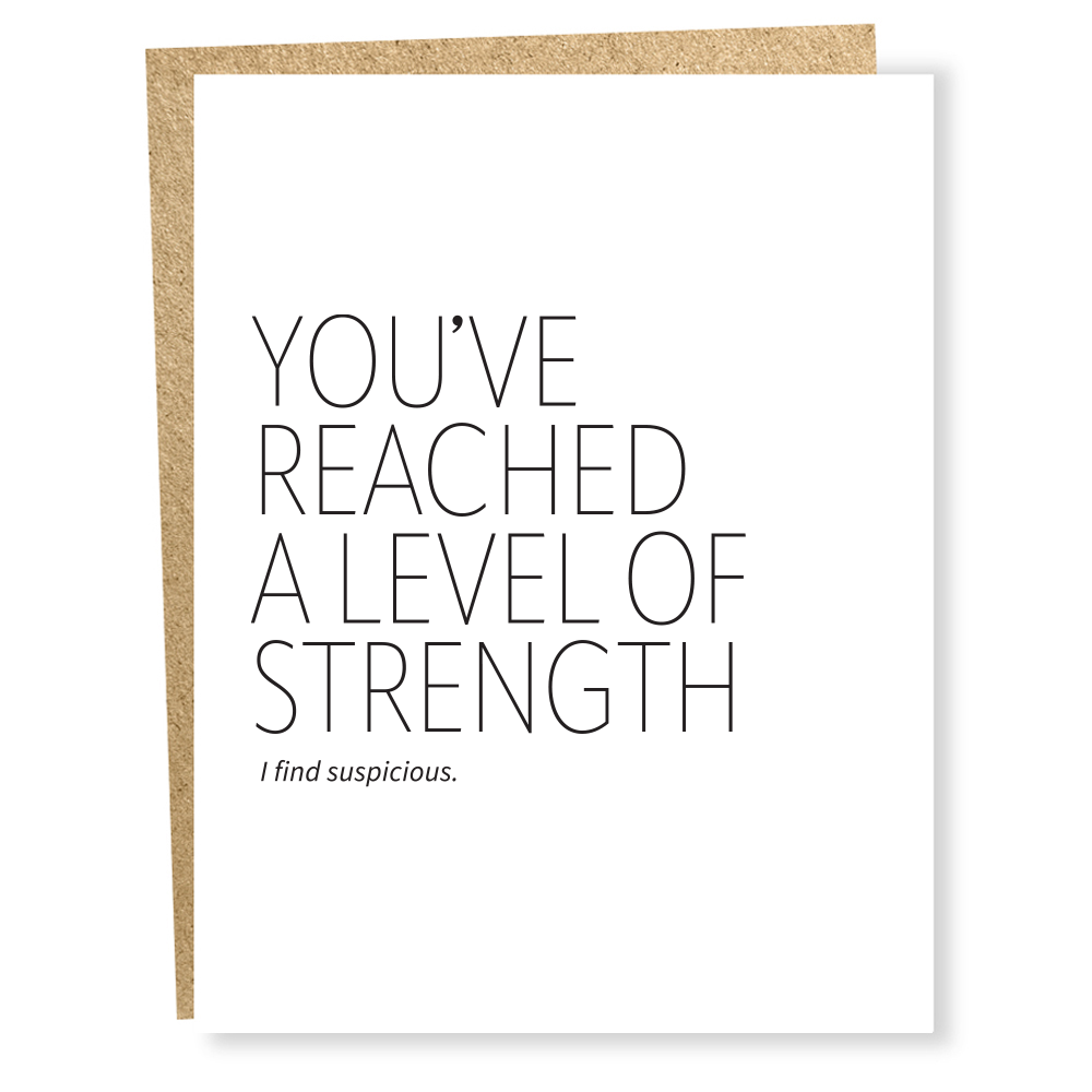 Strength card – Sapling Press